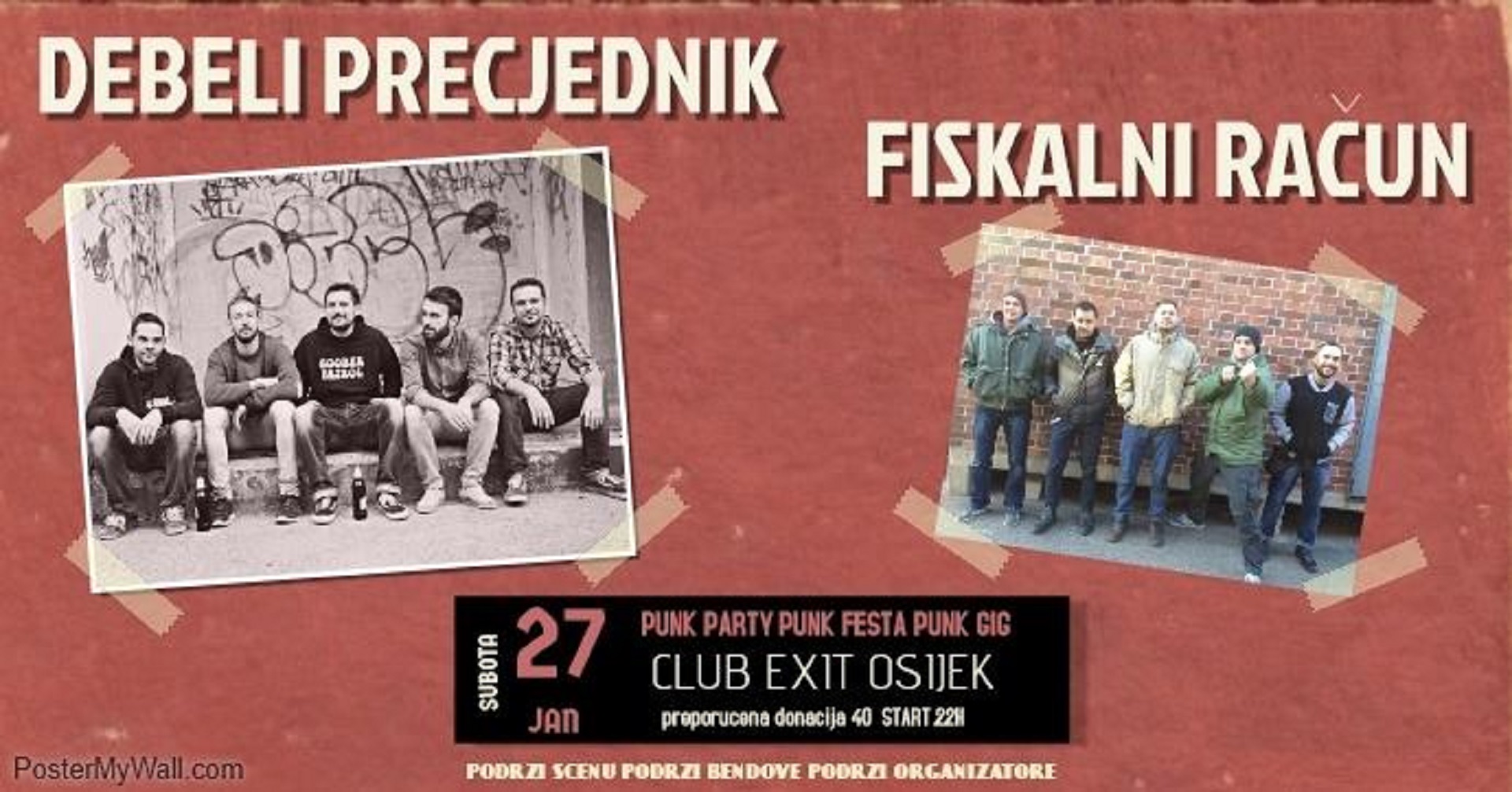 Debeli Precjednik i Fiskalni Račun ovog vikenda u osječkom Exitu - Mixeta