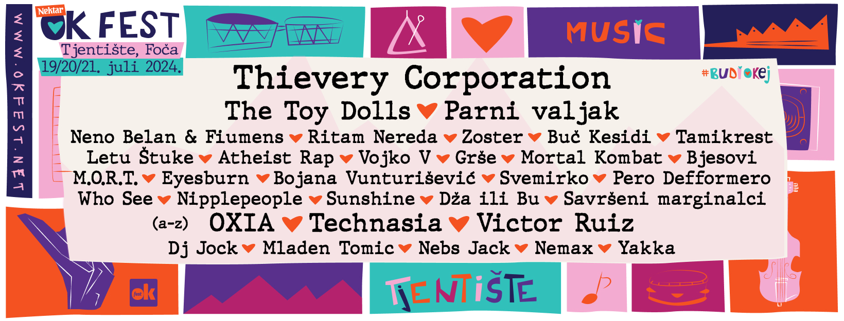 Kompletiran lineup za OK Fest na Tjentištu - Mixeta