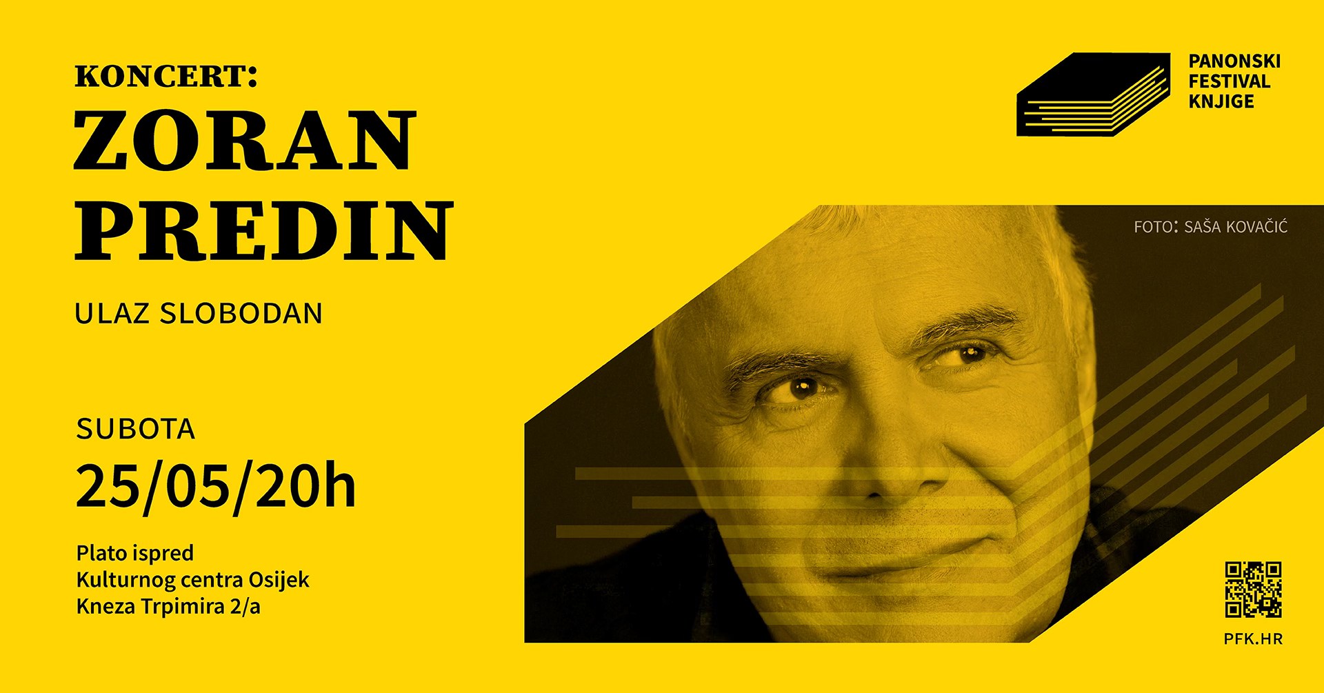 Zoran Predin održat će koncert u sklopu Panonskog festivala knjige u ...