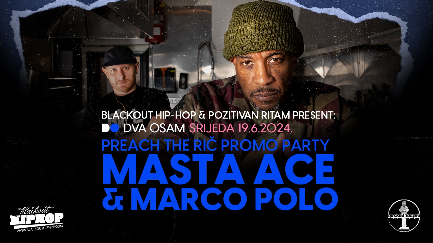 Rap legende Masta Ace i Marco Polo dolaze u Zagreb povodom warm-upa za ...