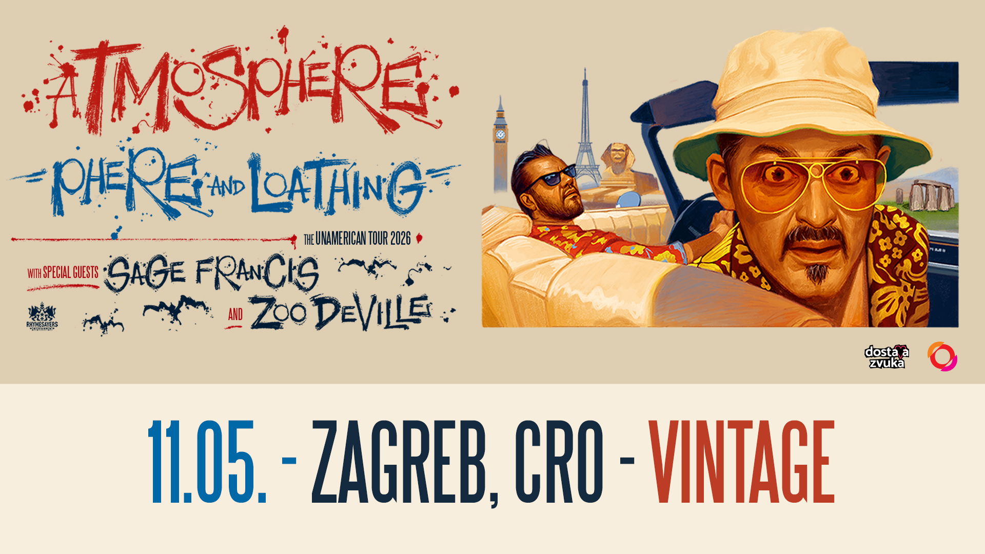 Rap duo Atmosphere premijerno na proljeće dolazi u Hrvatsku - Mixeta